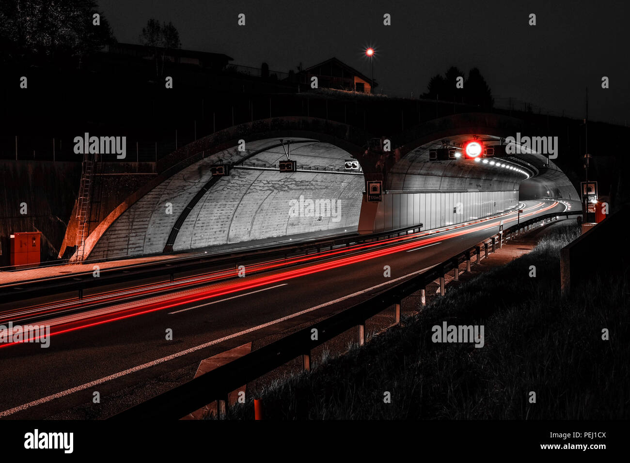 Motorway tunnel in switzerland hi-res stock photography and images - Alamy