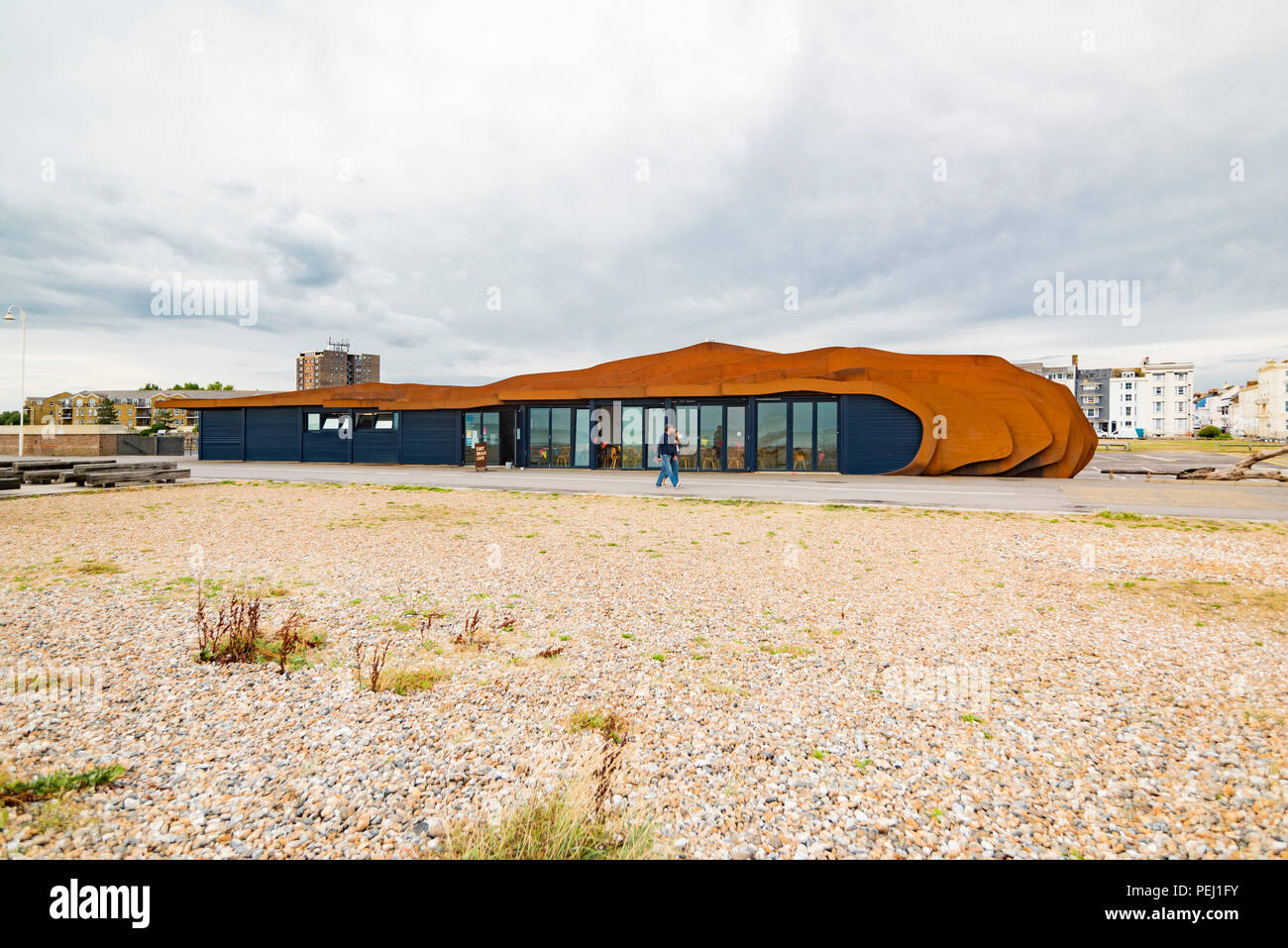 East Beach Cafe designed by the British designer Thomas Heatherwick at ...