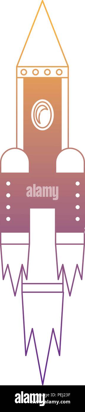 rocket icon over white background, vector illustration Stock Vector ...