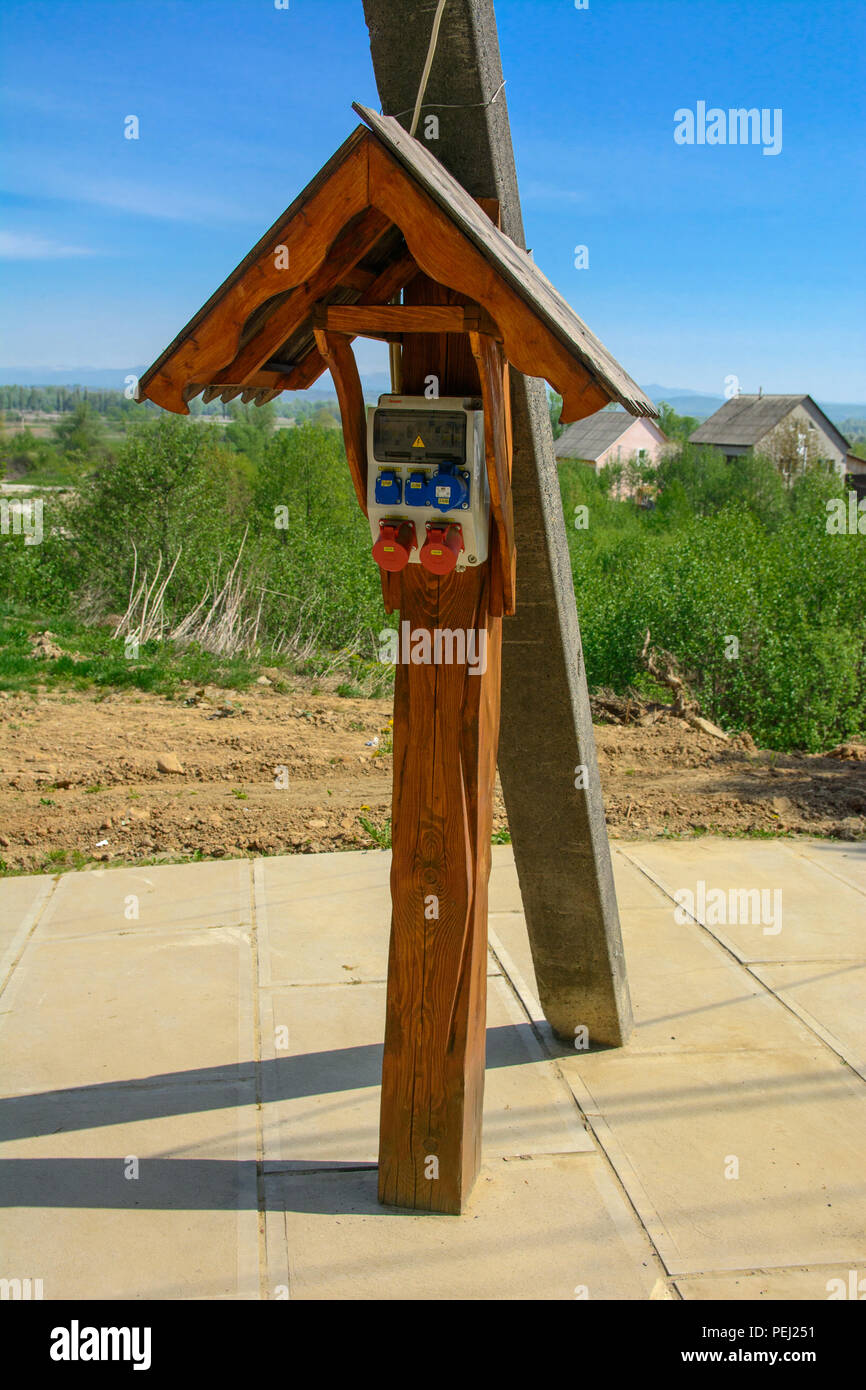 Power on button hybrid electric hi-res stock photography and images - Alamy