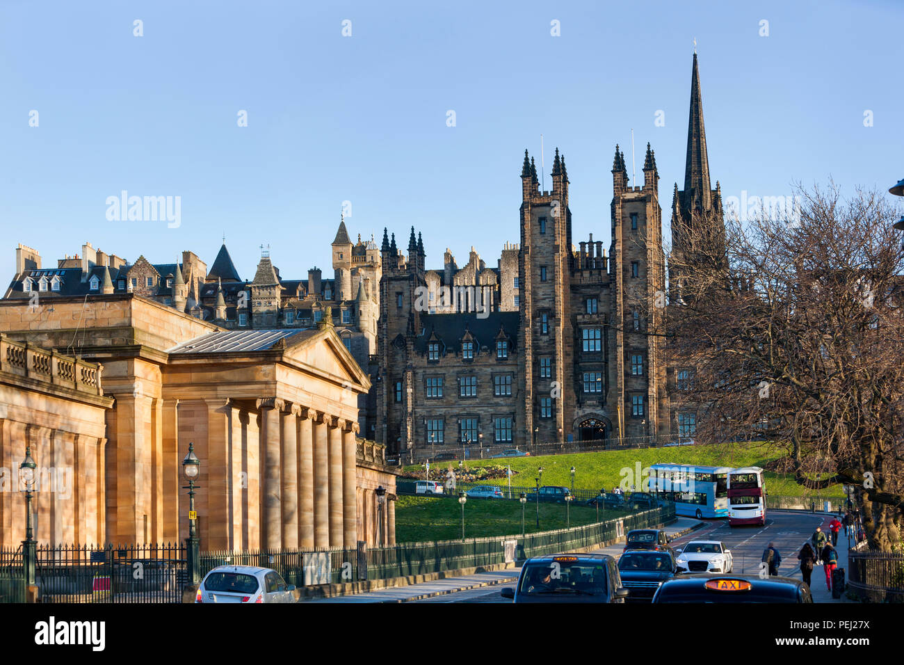 University of edinburgh new college hi-res stock photography and images ...