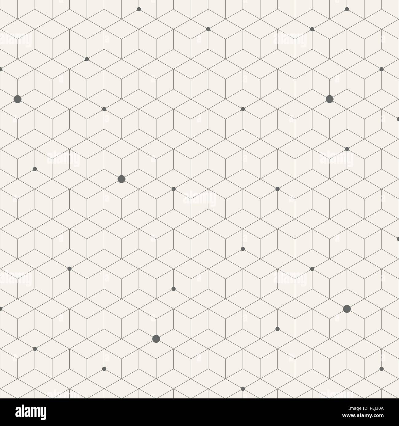 Abstraction of pentagon vector seamless pattern. Modern stylish texture background for business ...