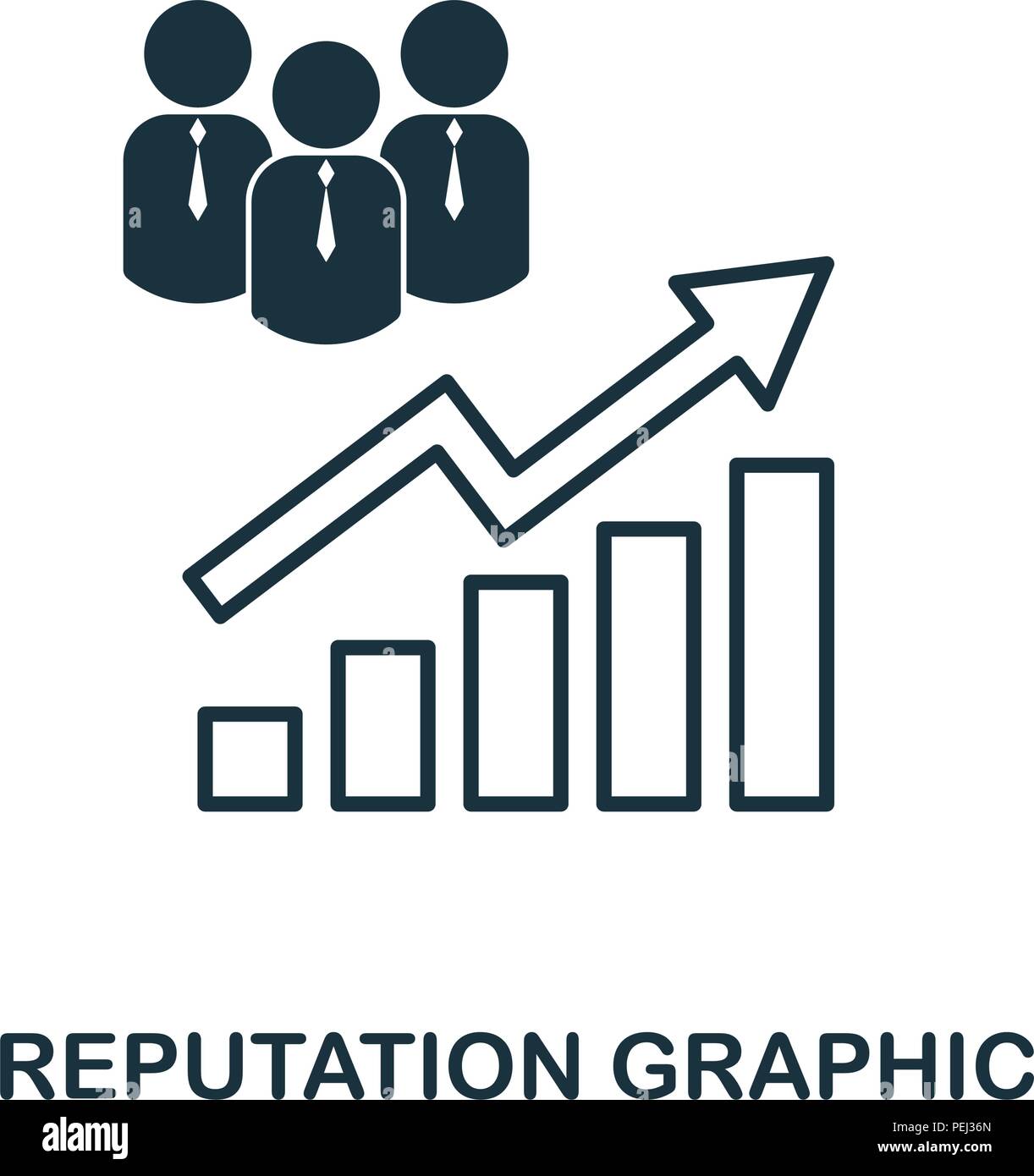 Reputation Increase Graphic icon. Mobile apps, printing and more usage ...