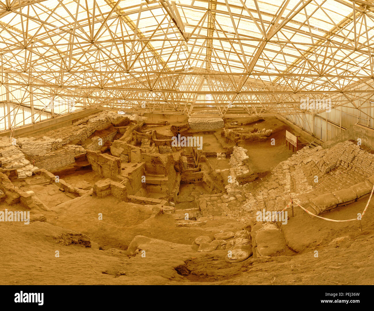 Catalhoyuk is large Neolithic and Chalcolithic best preserved city ...