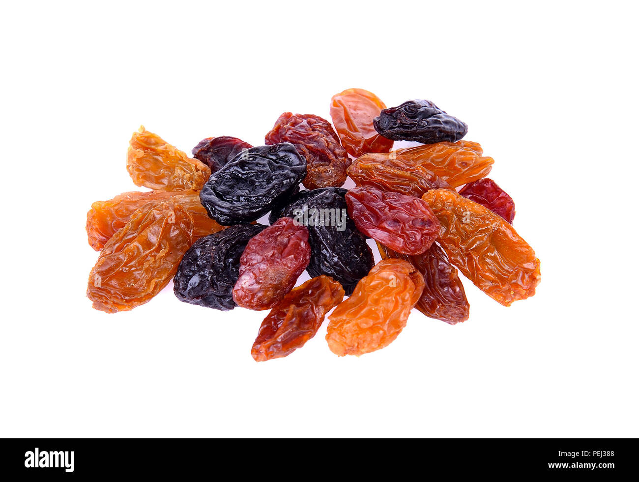 raisin is a dried grape isolated on white background Stock Photo - Alamy