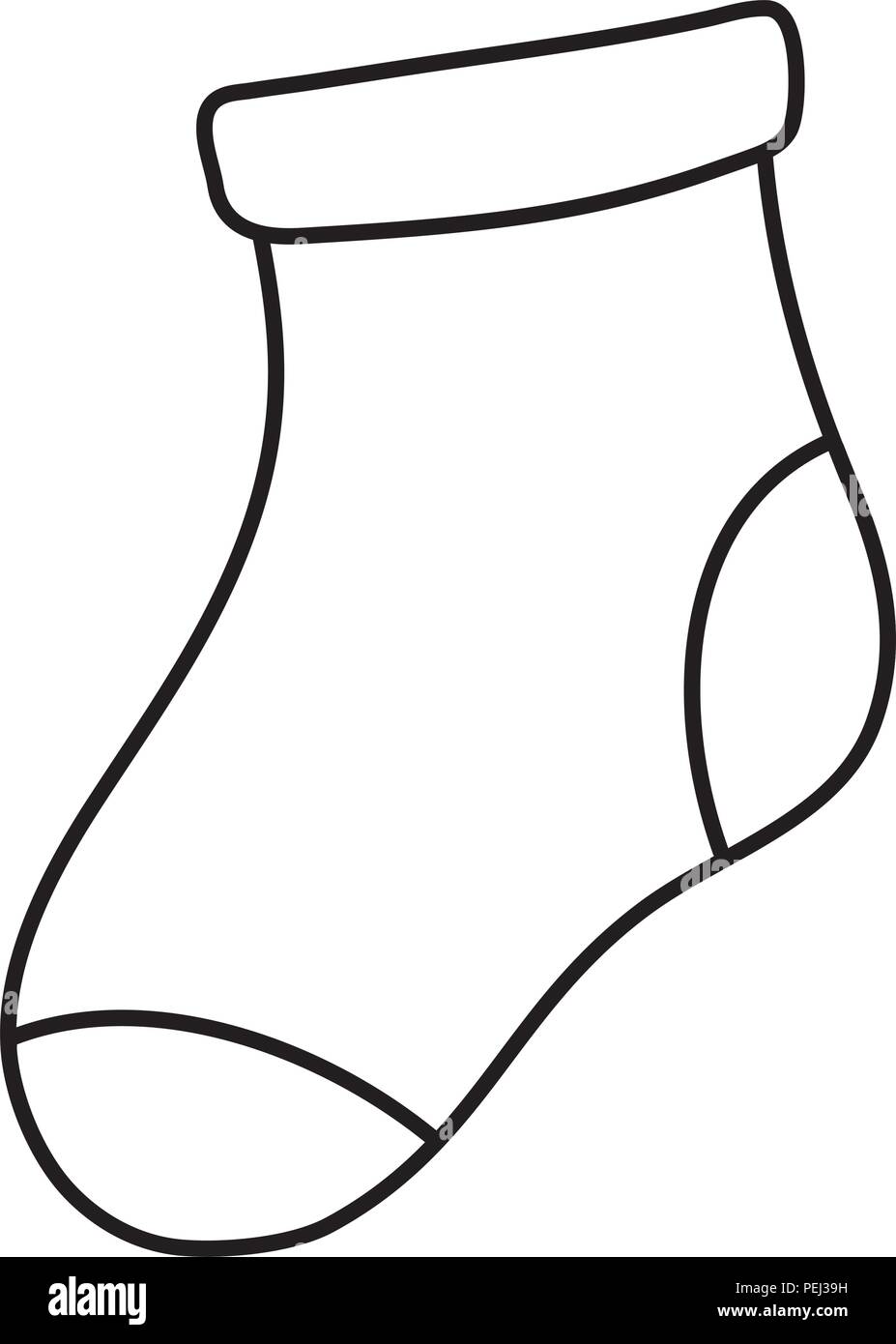 baby sock icon over white background, vector illustration Stock Vector ...