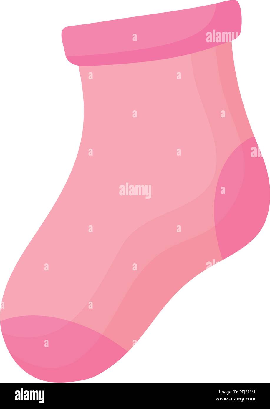 baby sock icon over white background, vector illustration Stock Vector ...