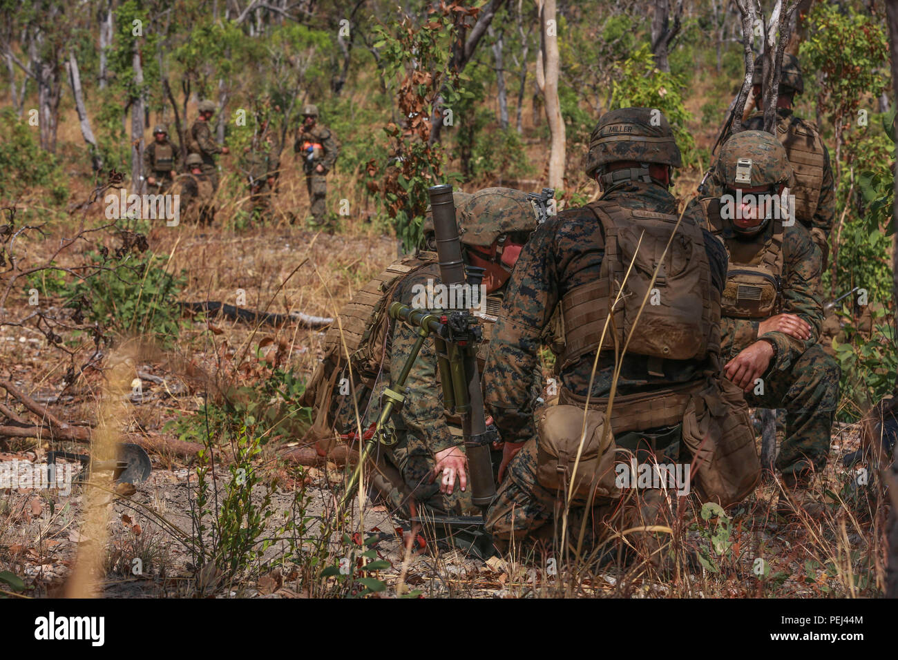U.S. Marines with Charlie Company, 1st Battalion, 4th Marine Regiment ...