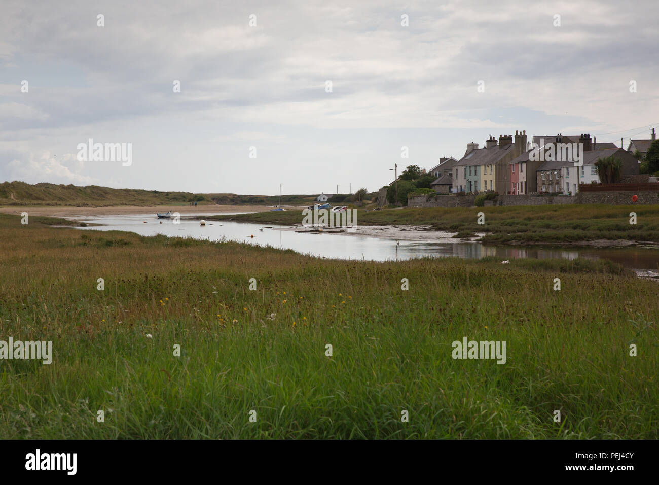 Malltraeth on Anglesey Stock Photo - Alamy