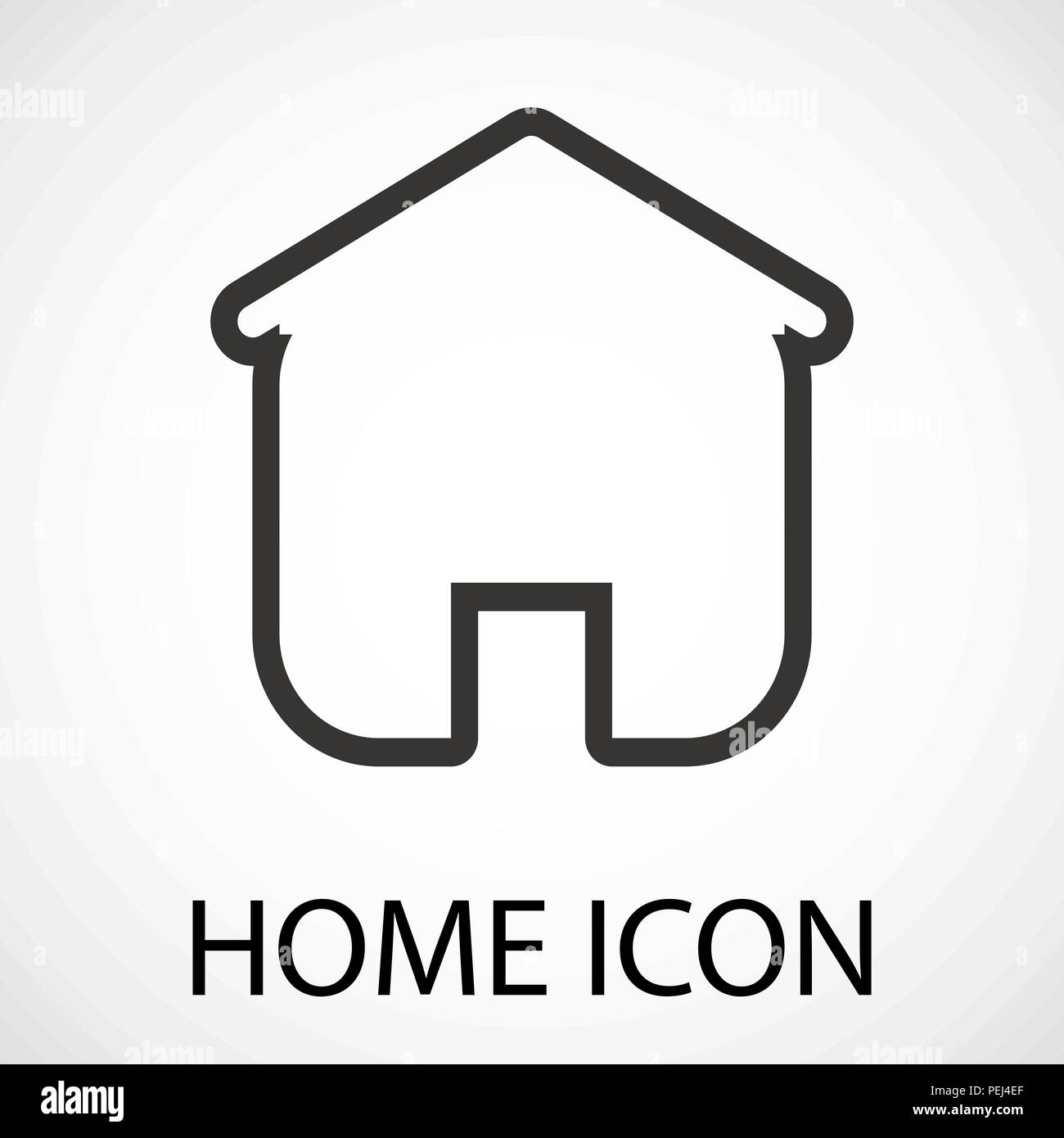Simple home icon Stock Vector Image & Art - Alamy