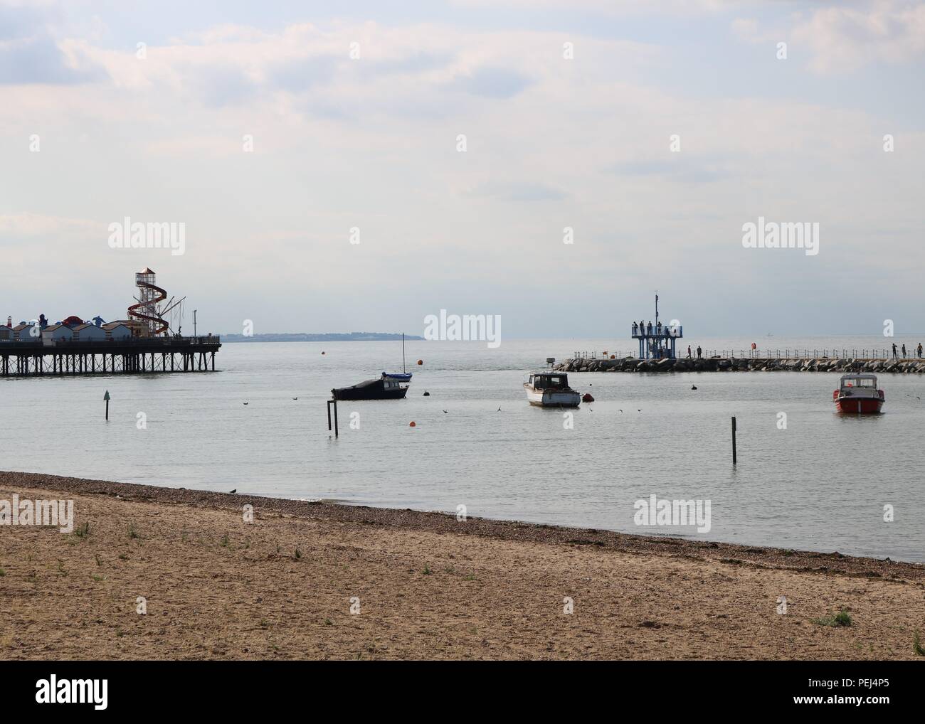 Herne Bay Harbour , Kent Stock Photo - Alamy