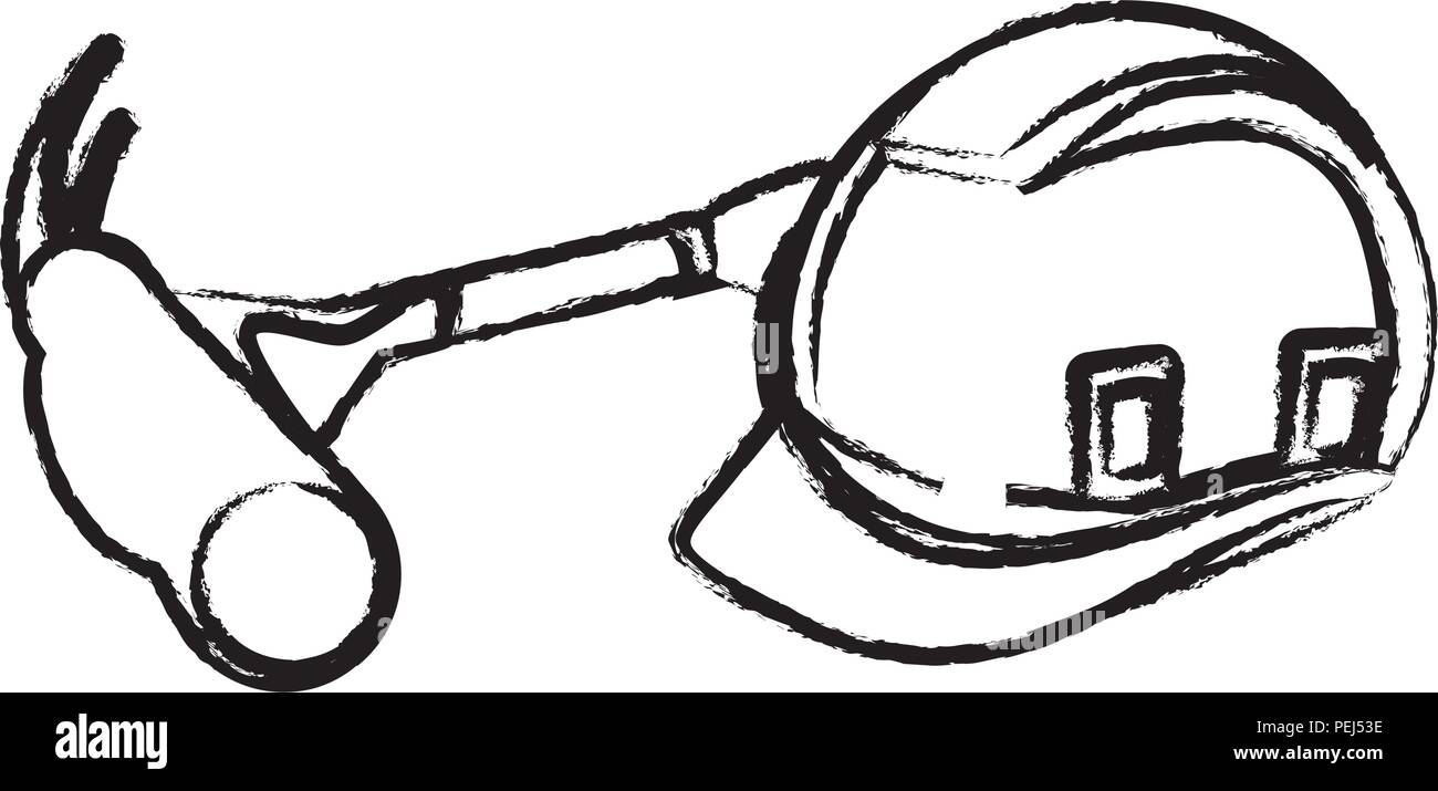 construction safety helmet and hammer over white background, vector ...