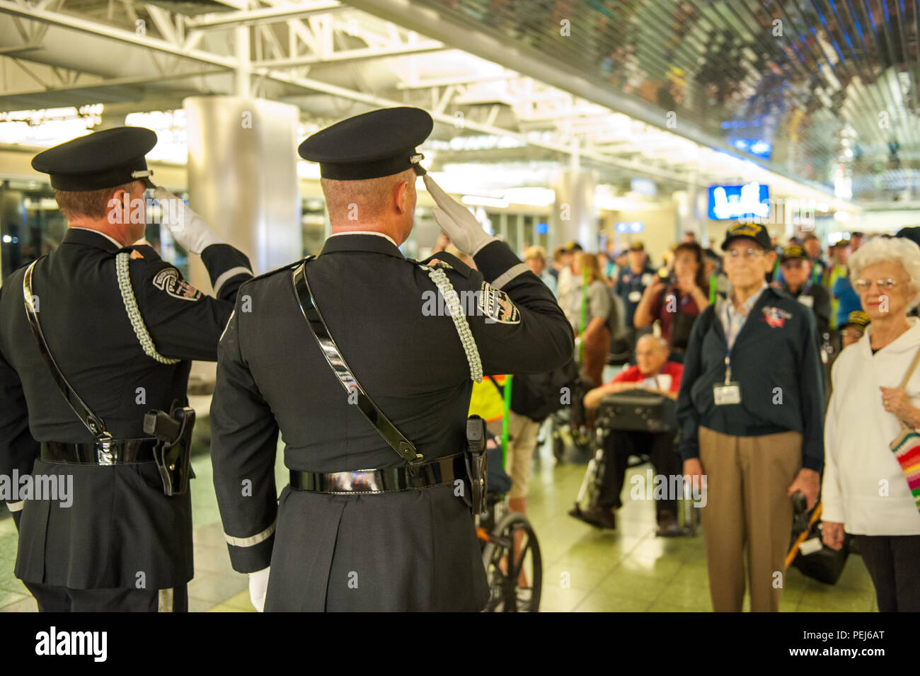 Farewell salute hi-res stock photography and images - Alamy