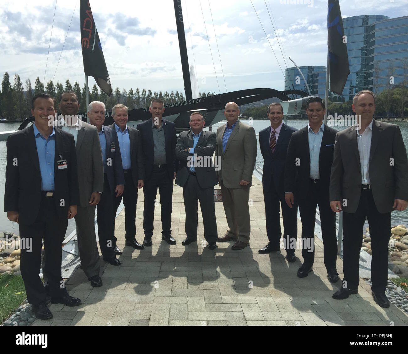 From left: Scott Fromm, Air Reserve Personnel Center director of staff ...