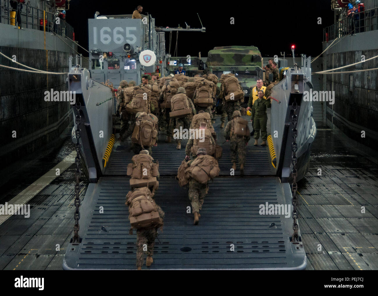 CAMP PENDLETON, Calif. (Dec. 4, 2015) - U.S. Marines assigned to 5th ...
