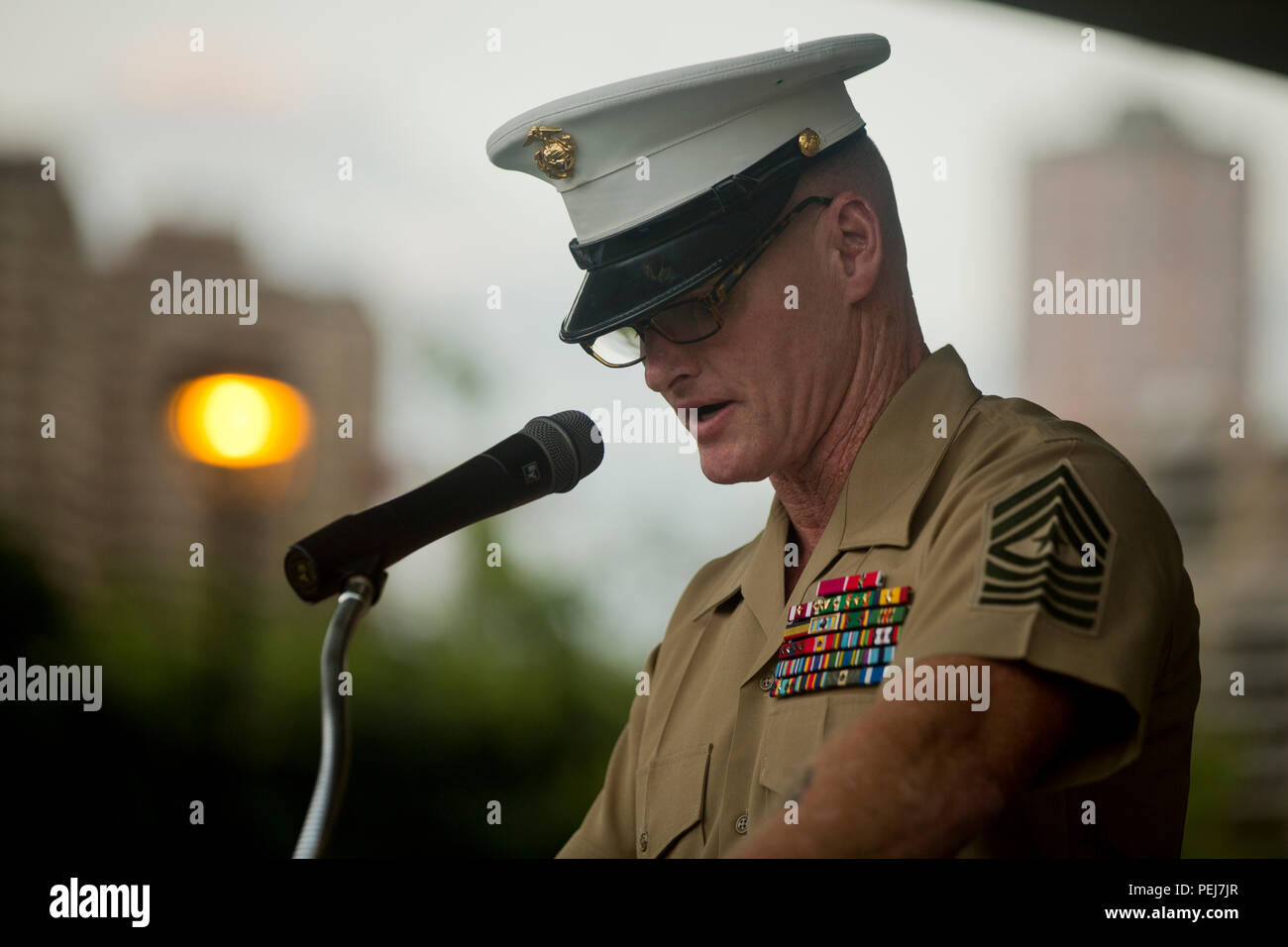 Sergeant Major of U.S. Marine Corps Forces, Pacific, Paul S. McKenna ...