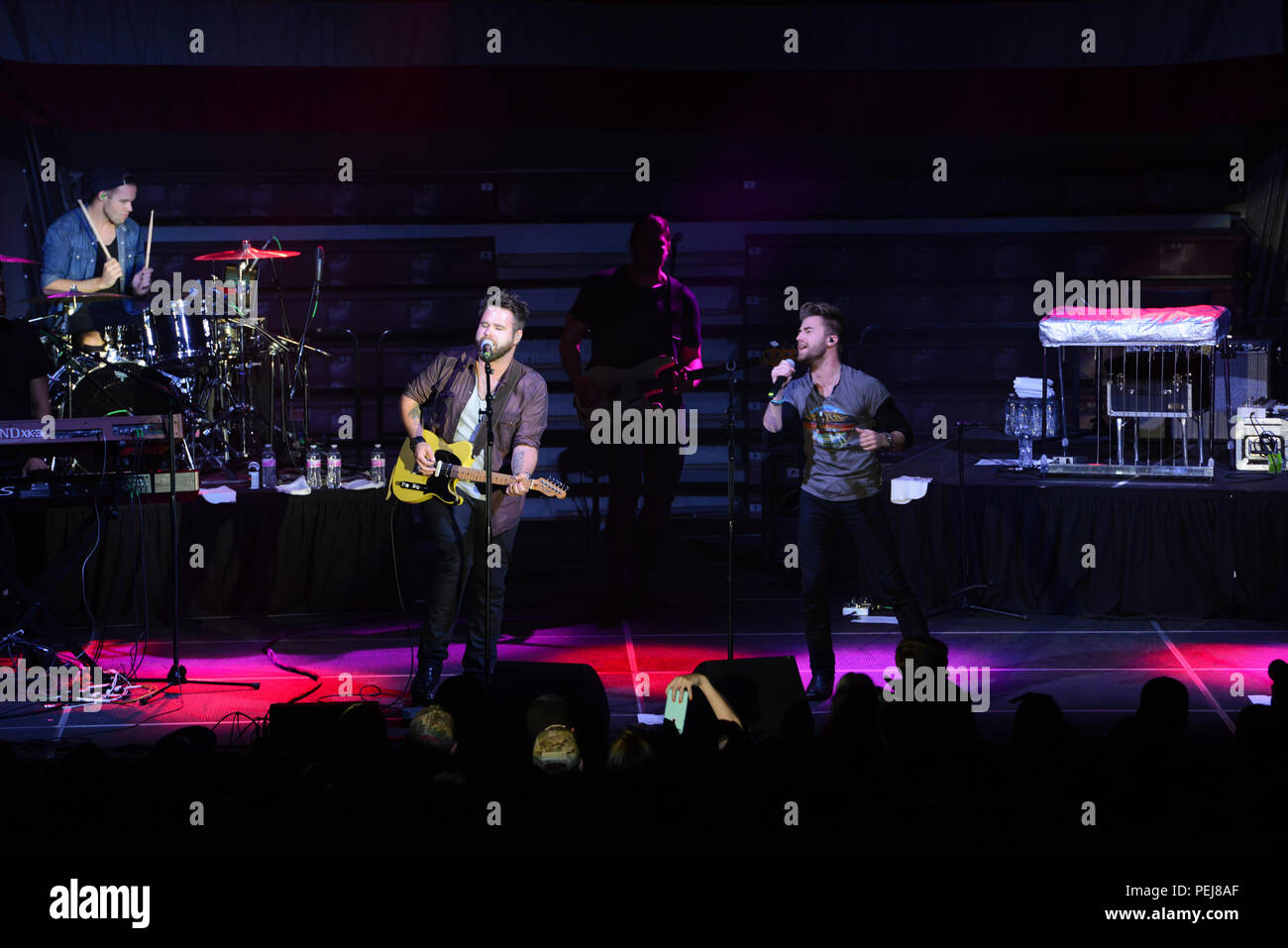 The Swon Brothers perform at the Buckner Fitness Center on Joint Base ...