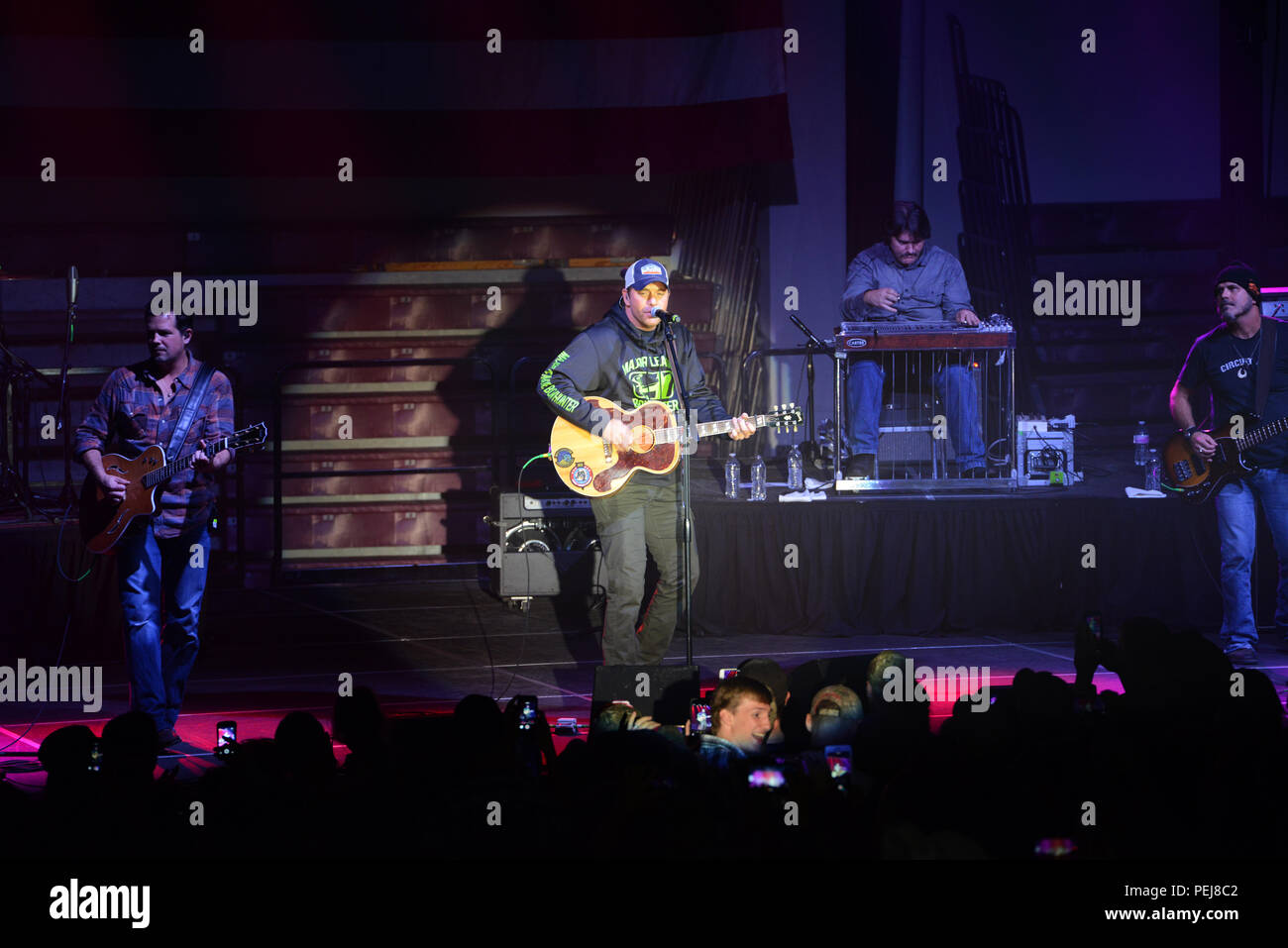 Rodney Atkins performs at the Buckner Fitness Center on Joint Base ...