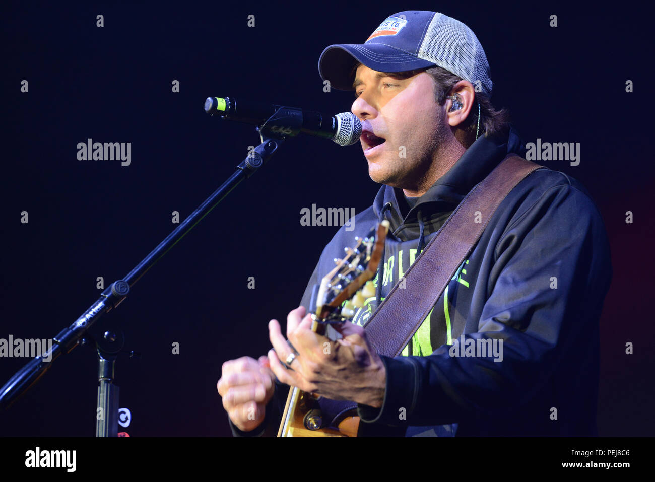 Rodney Atkins performs at the Buckner Fitness Center on Joint Base ...