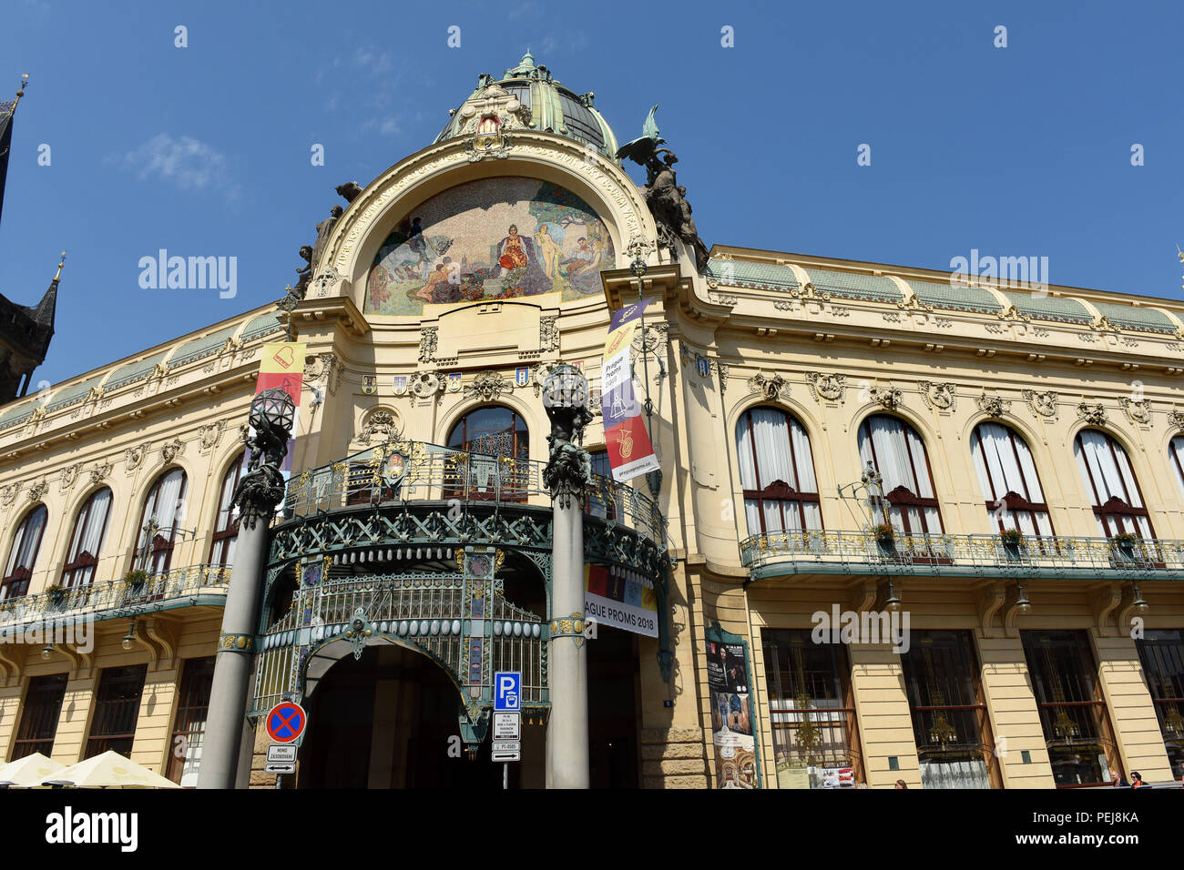 Municipal house prague hi-res stock photography and images - Alamy