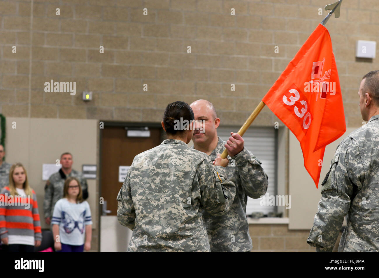 The Kansas National Guard activated a new signal company, the 330th ...