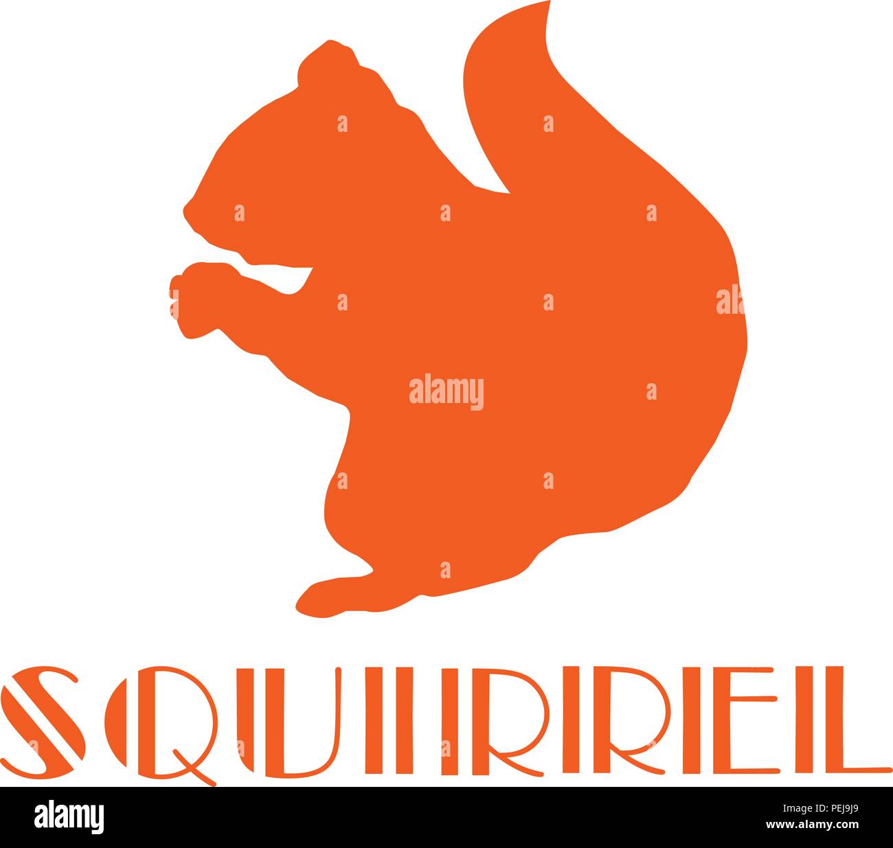Squirrel forest clipart hi-res stock photography and images - Alamy
