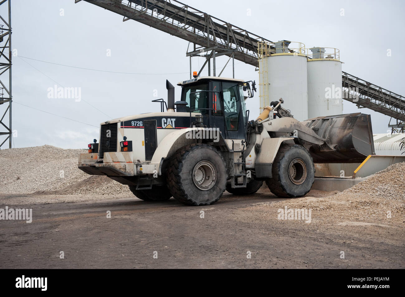 Aggregate is processed to separate and collect the finer material as a ...