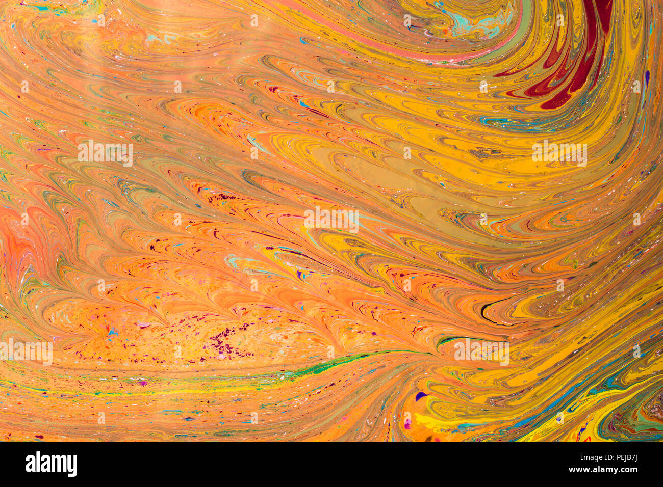 Traditional marbling artwork patterns as colorful abstract background ...
