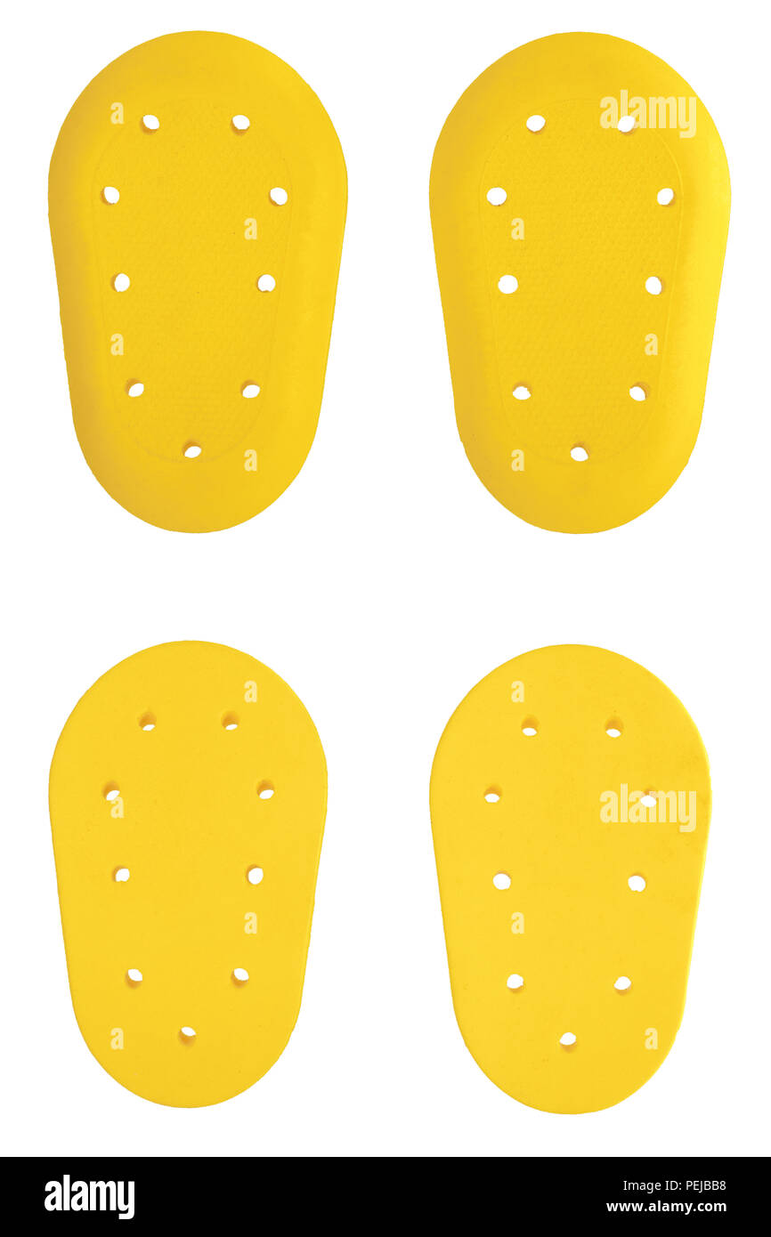 motorbike armour, yellow inserts in pants, polymer protector, guard ...