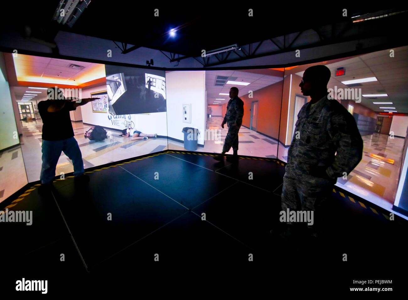 Firearms training simulator hi-res stock photography and images - Alamy