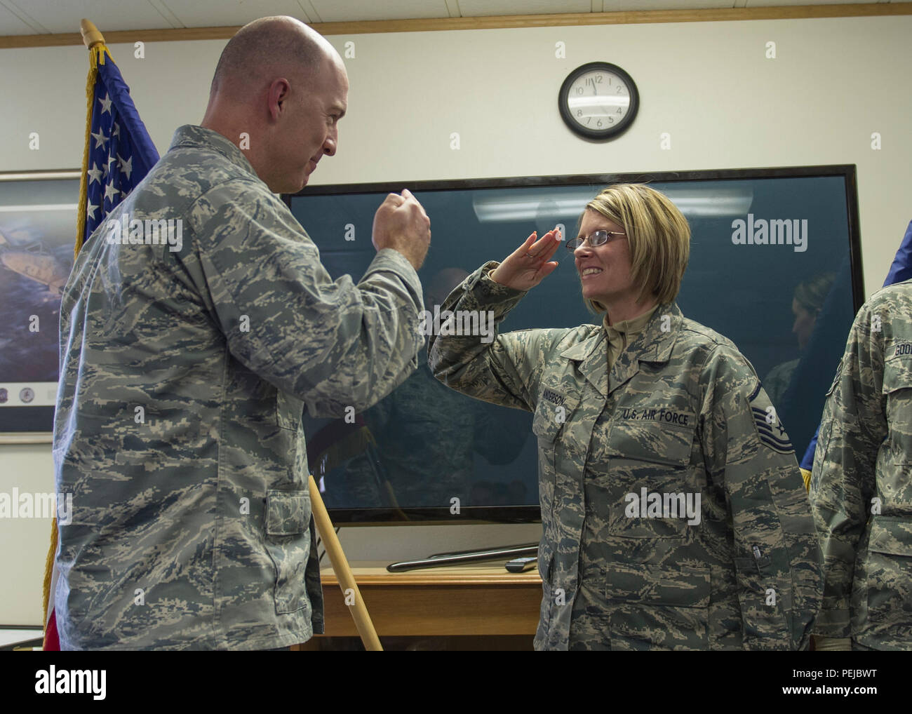 Master Sgt. Mindi Anderson is recognized as the SNCO Organizational ...