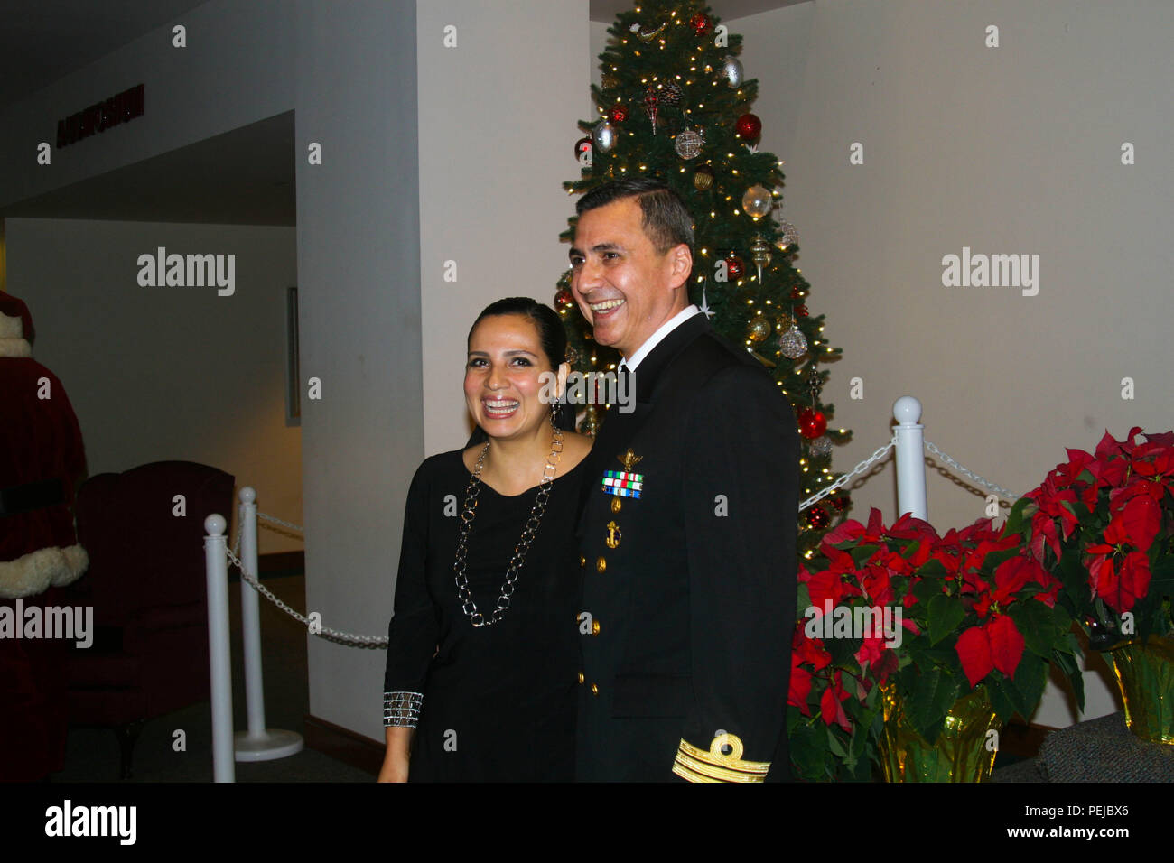 Andres Ruic, a Mexican officer attending Marine Corps University, poses ...