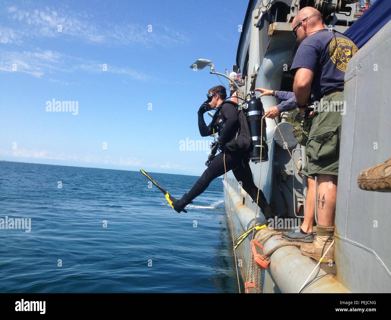 150827-ZZ999-N-3807 ADRIATIC SEA (Aug. 27, 2015) Navy Diver 2nd Class ...