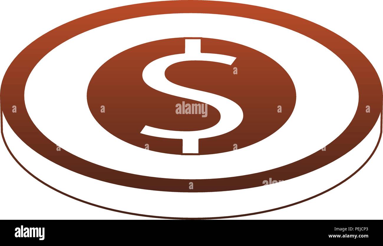 Coin money symbol red lines Stock Vector Image & Art - Alamy