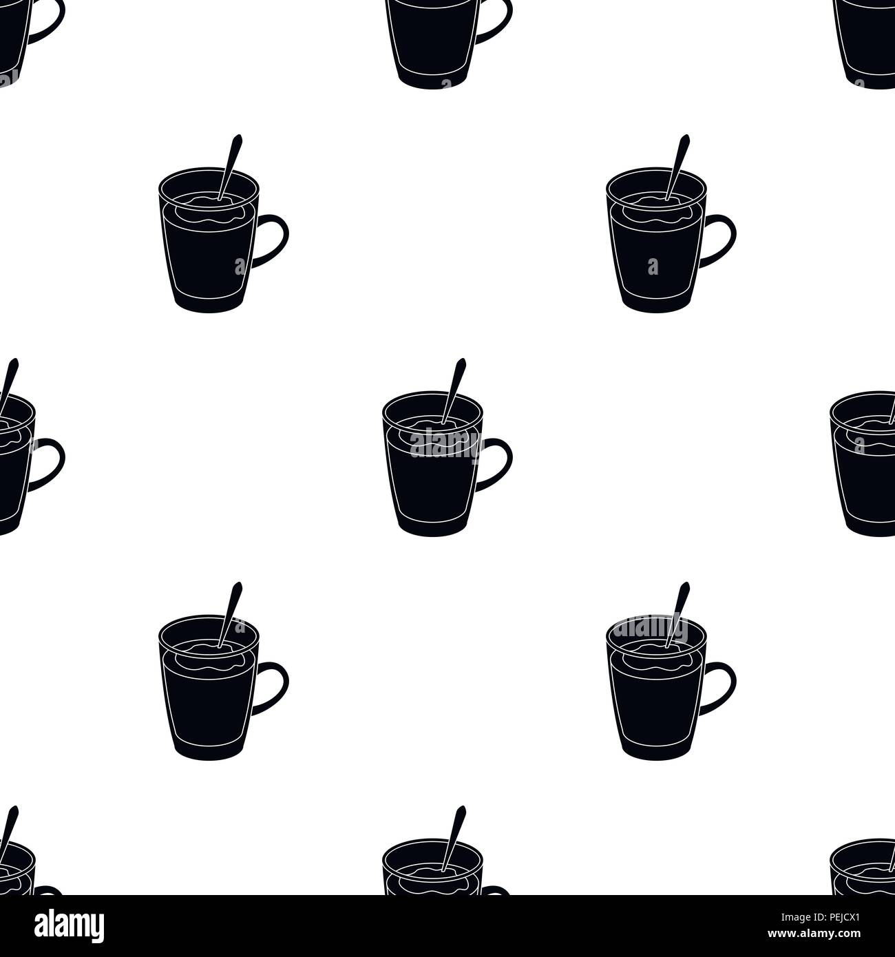 Different kinds of coffee black icons in set collection for design ...