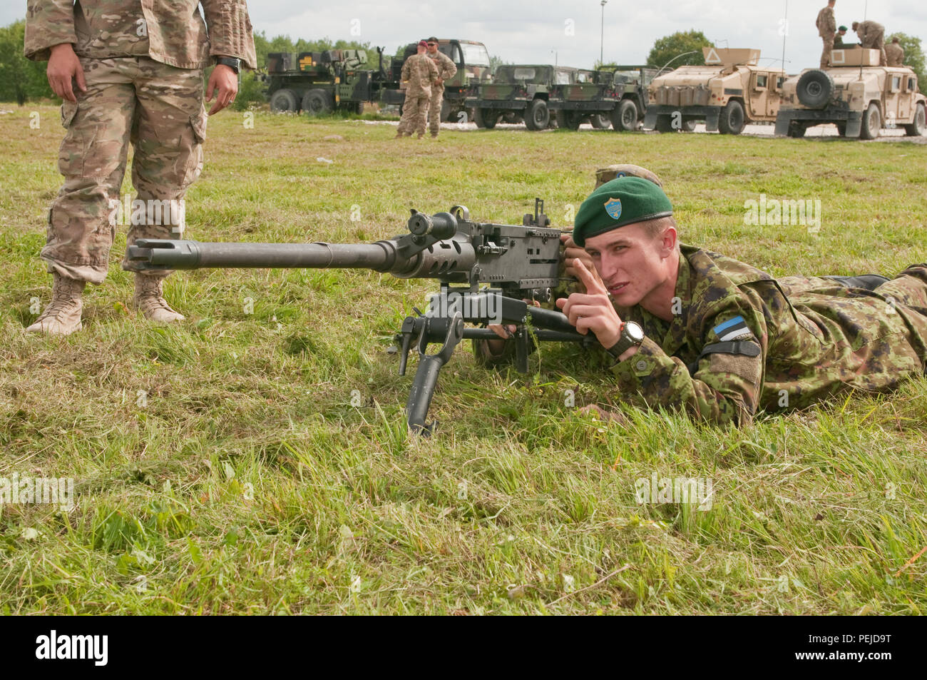 Sgt. Magnus Nirk, of Voru, Estonia, a Soldier in the Estonian Defense ...