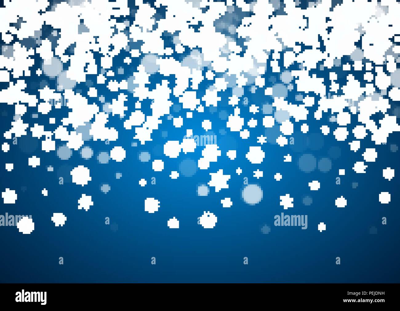 Falling snow snowflake holiday Stock Vector Images - Alamy