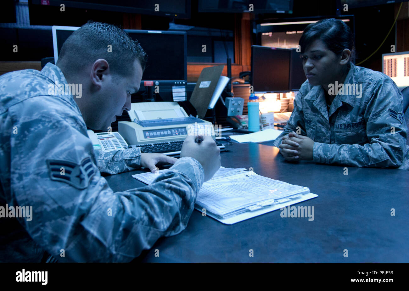 Senior Airman Zachary Pirrung, 90th MW Command Post senior emergency ...