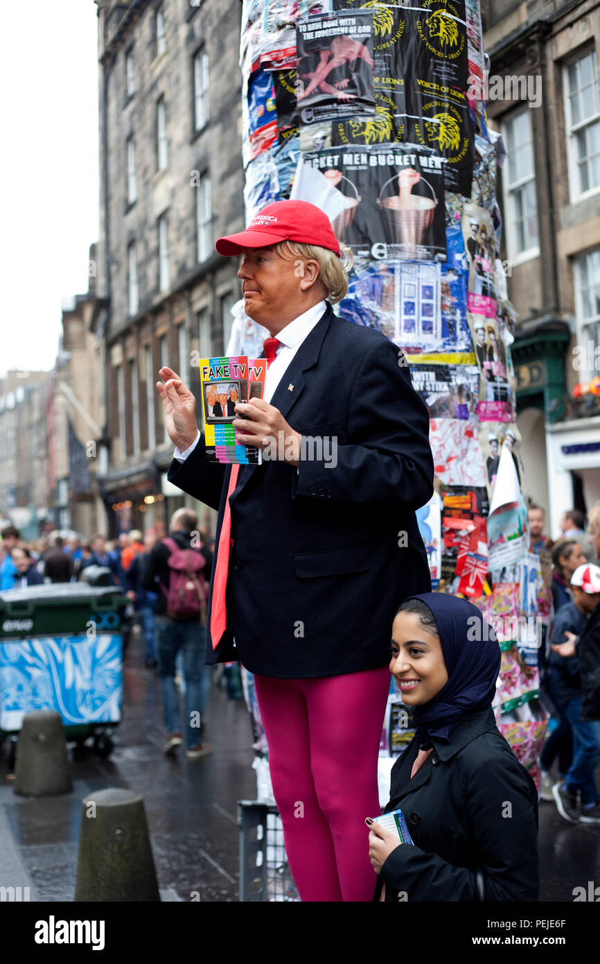 Edinburgh Fringe Festival, Royal Mile, Edinburgh, Scotland UK Stock ...
