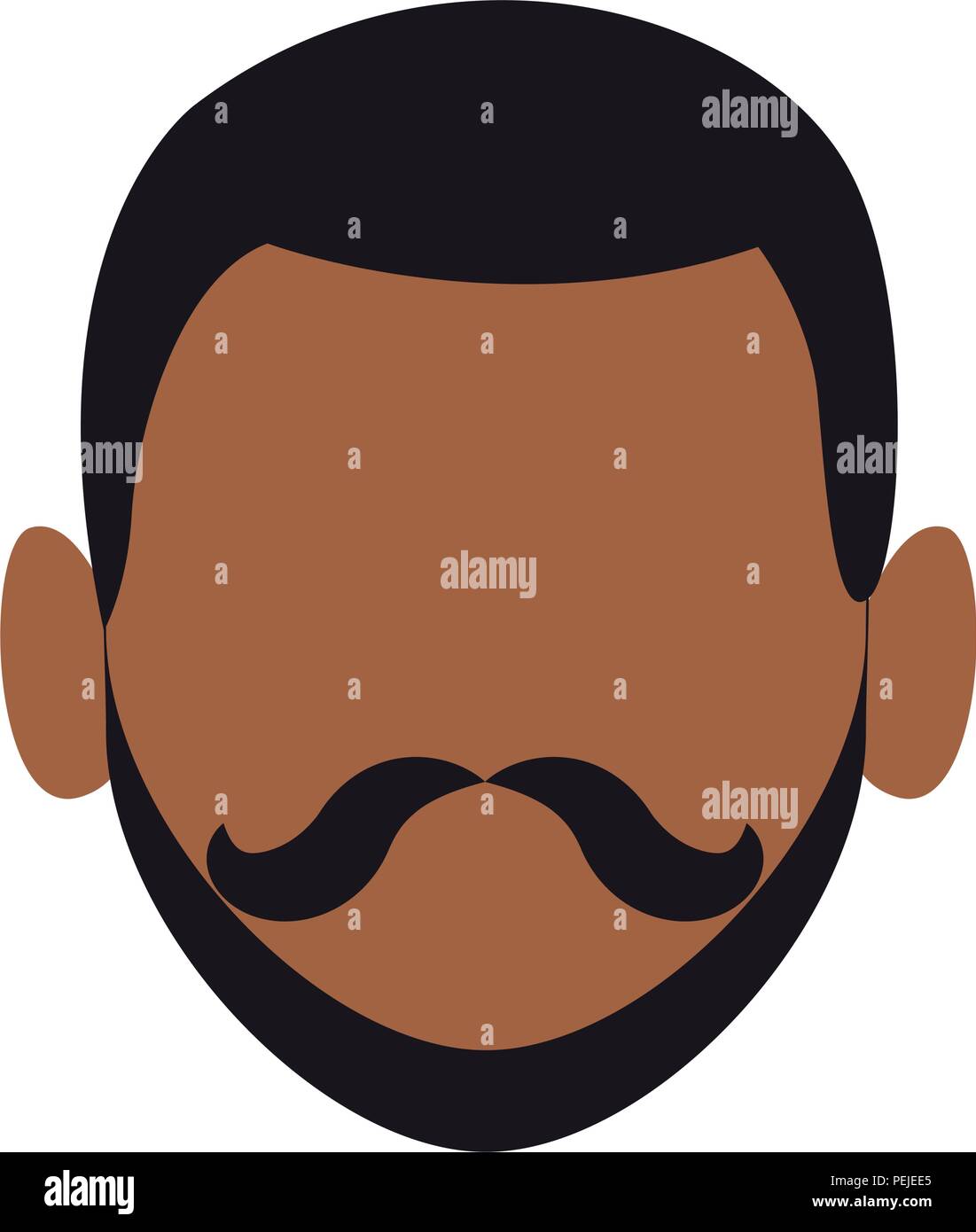 Afro man faceless head Stock Vector Image & Art - Alamy