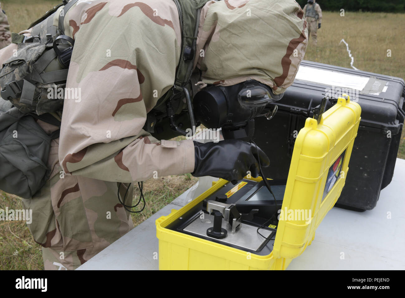 U.S. Army Sgt. Moise Williams of Chemical Reconnaissance Platoon ...