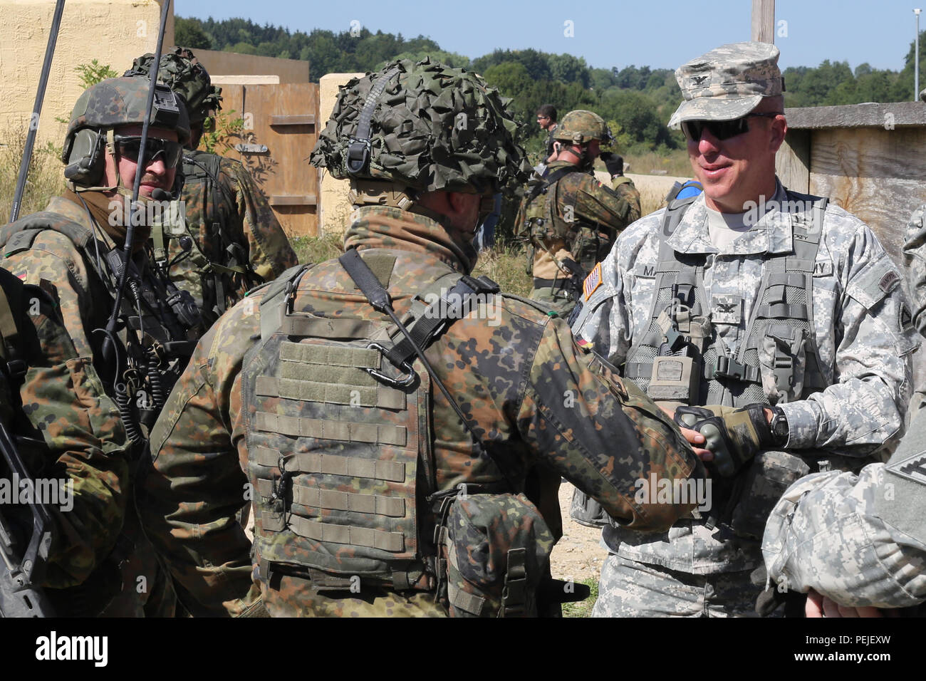 U.S. Army Col. Thomas Mackey, commander of the Joint Multinational ...