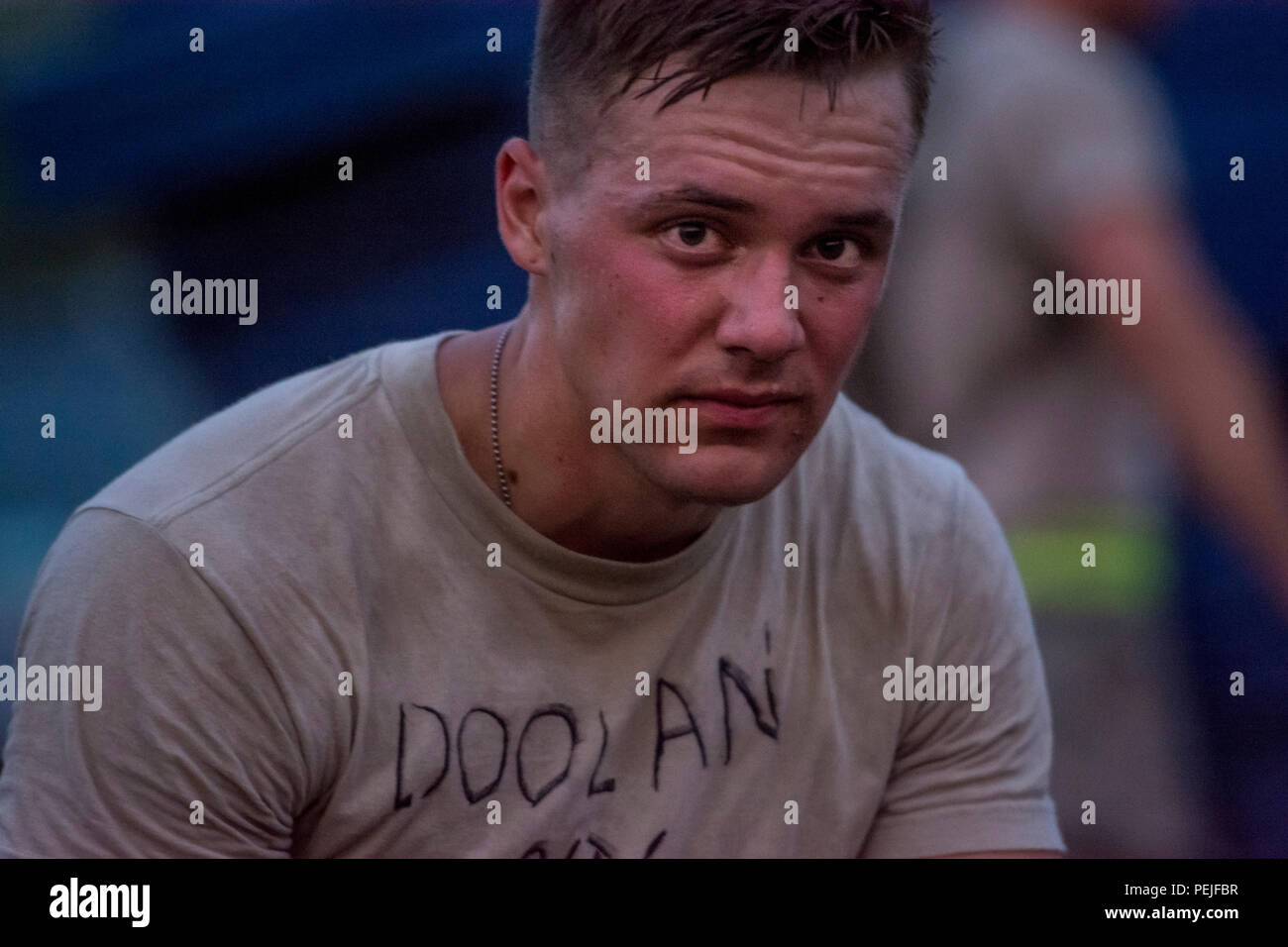 Cpl. Johnathan Doolan, U.S. Army Reserve combat engineer for the 389th ...