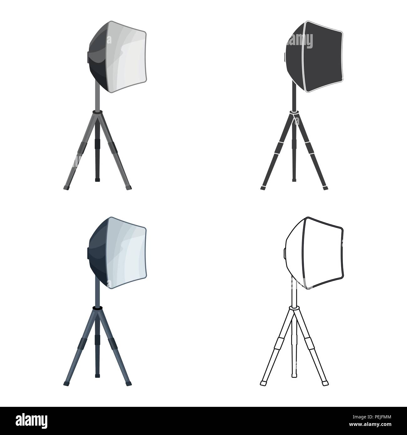 Floodlight icon cartoon style hi-res stock photography and images - Alamy