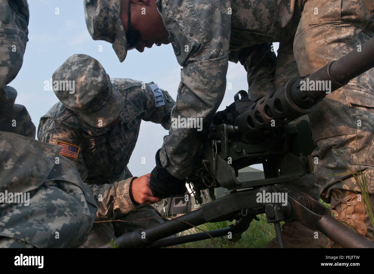 Wisconson National Guard combat engineers with the 273rd Engineer ...