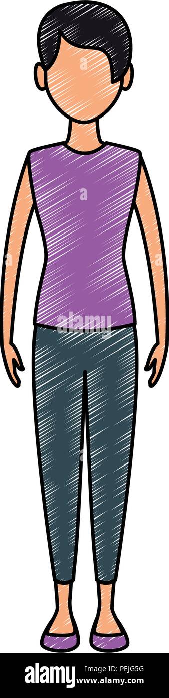 Young woman avatar scribble Stock Vector Image & Art - Alamy