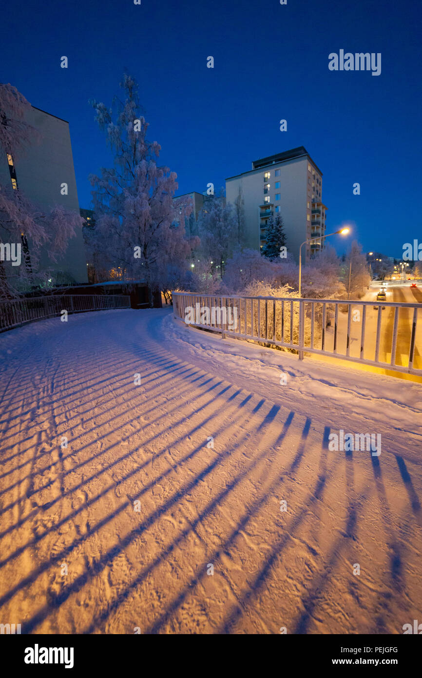 Cold night at city Stock Photo - Alamy