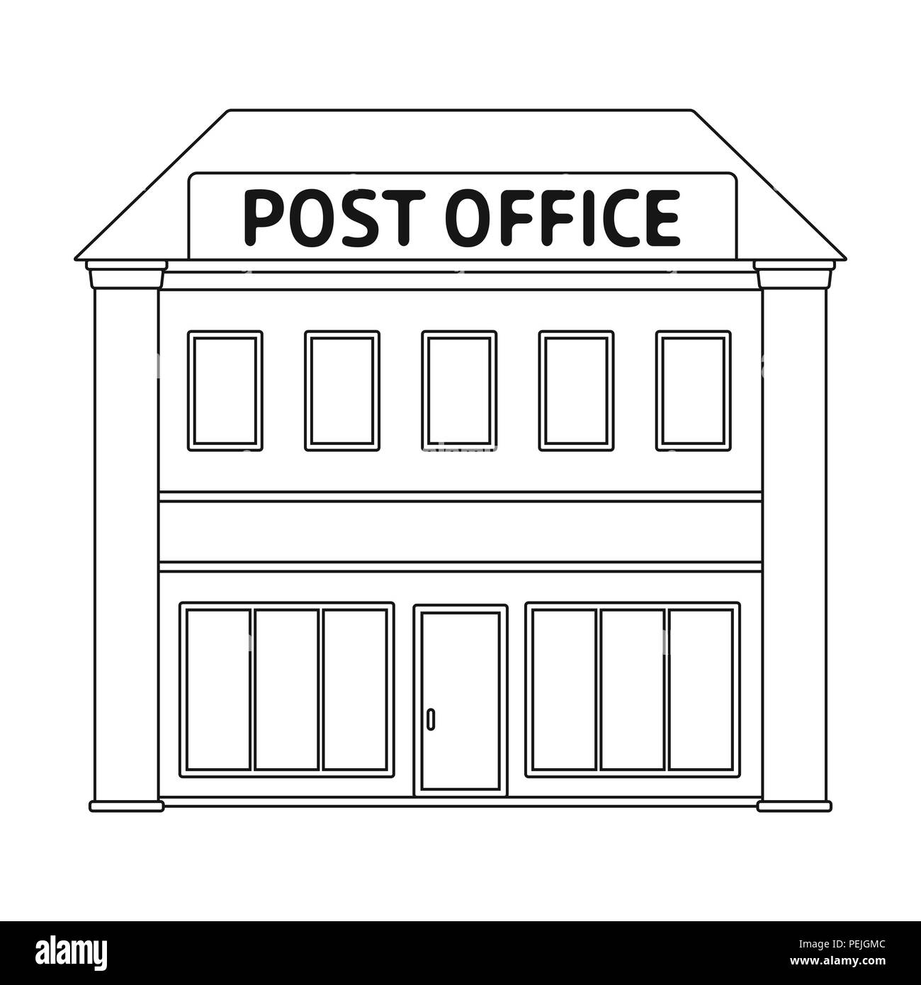 Post Office Clipart Black And White