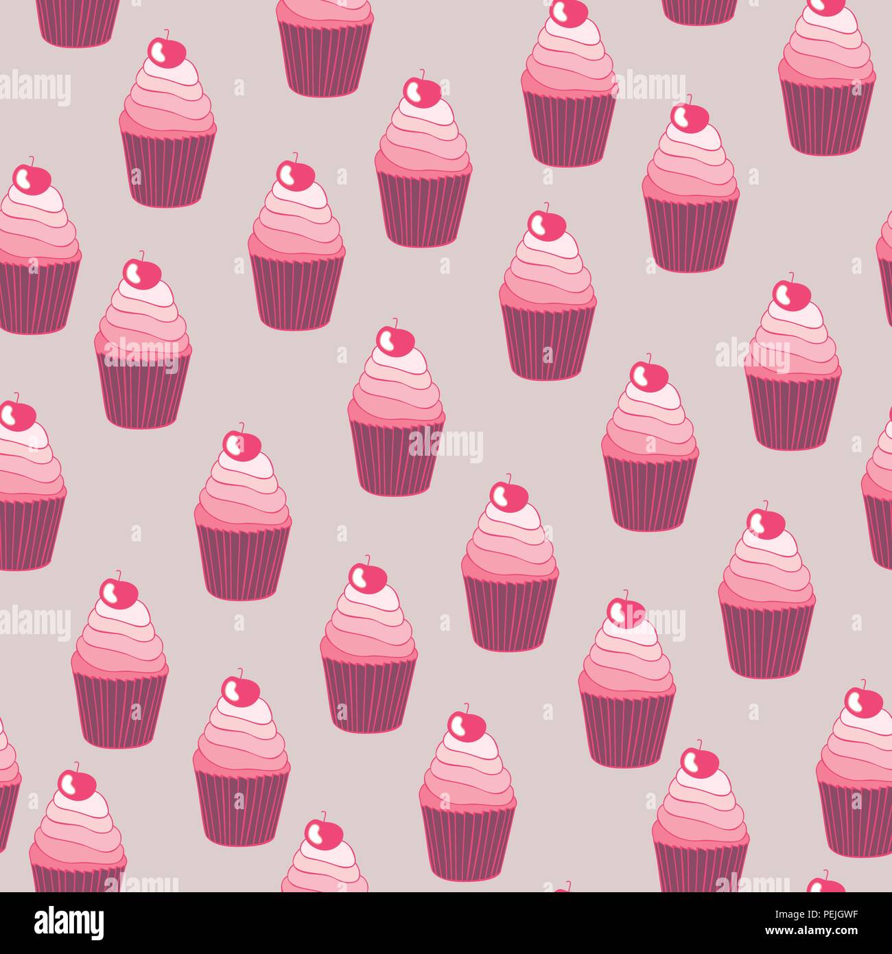 Beautiful romantic background pink cherry Stock Vector Images - Alamy