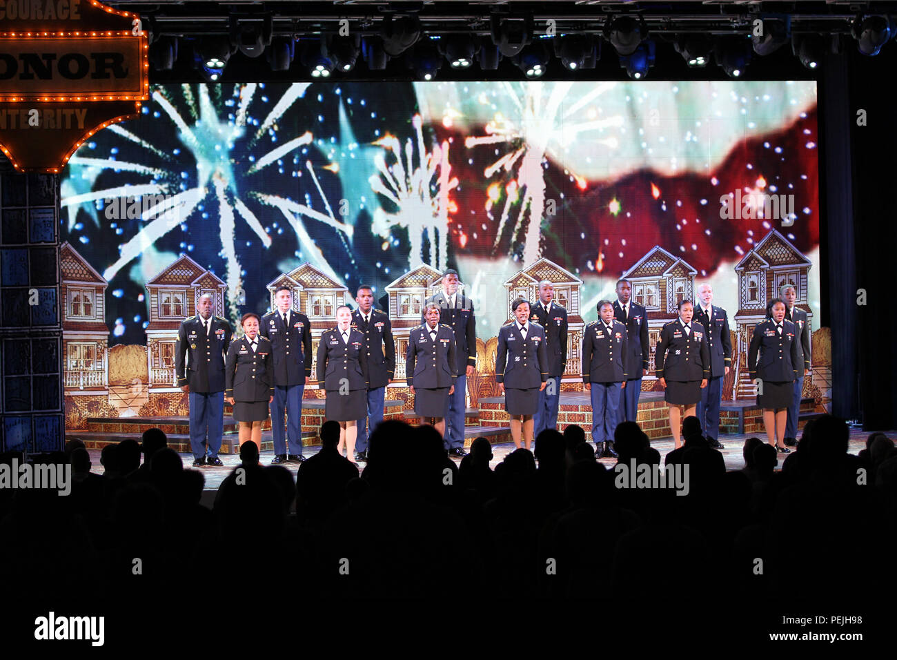 Performers with the 2015 U.S. Army Soldier Show entertained nearly 300 ...